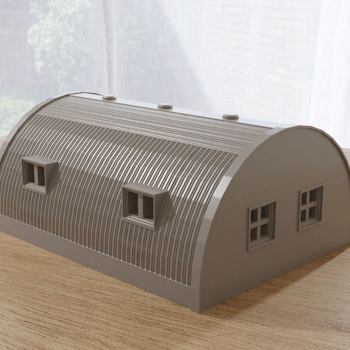 3D Printable Soviet Military Outpost - Quonset Hut Barrack - Zona Alfa ...