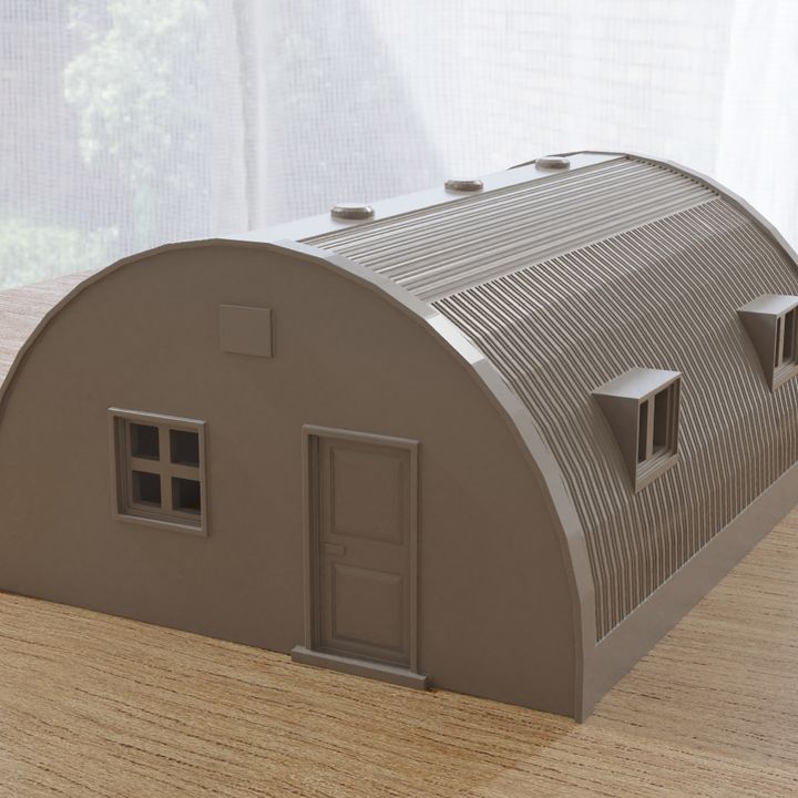 3D Printable Soviet Military Outpost - Quonset Hut Barrack - Zona Alfa ...