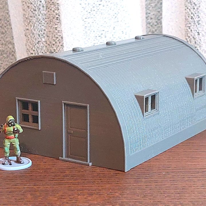 3D Printable Soviet Military Outpost - Quonset Hut Barrack - Zona Alfa ...