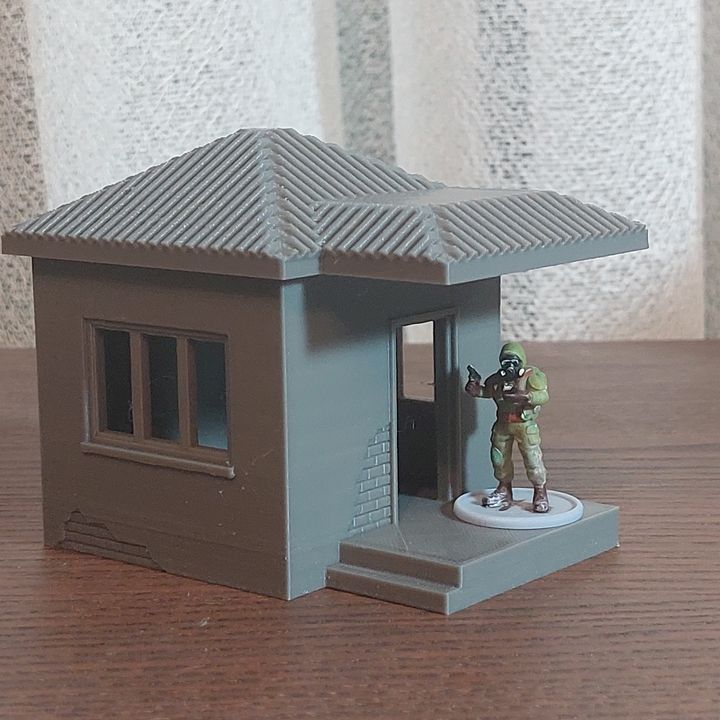 3D Printable Soviet Military Outpost - Guard House - Zona Alfa ...