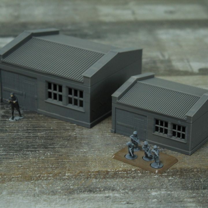 3D Printable Airfield WW2 Tools Shed Wargaming Terrain by Patrick ...