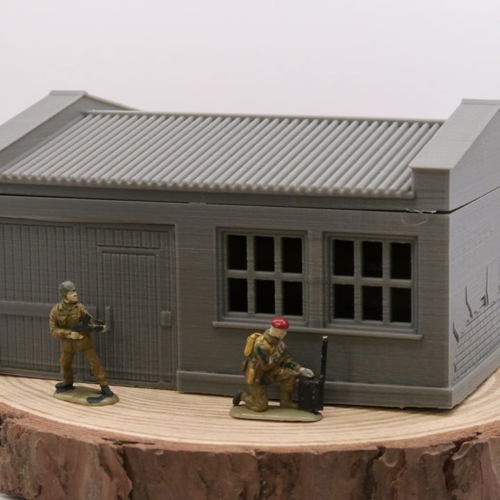 3D Printable Airfield WW2 Tools Shed Wargaming Terrain by Patrick ...