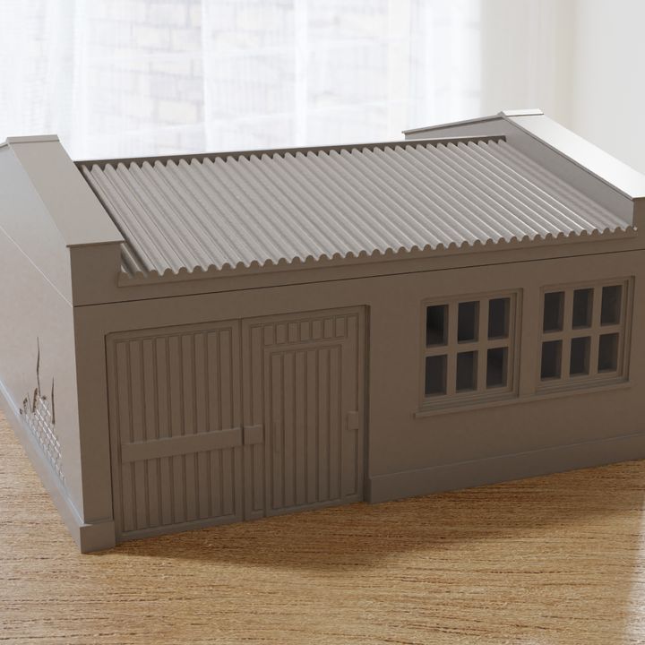 3D Printable Airfield WW2 Tools Shed Wargaming Terrain by Patrick ...