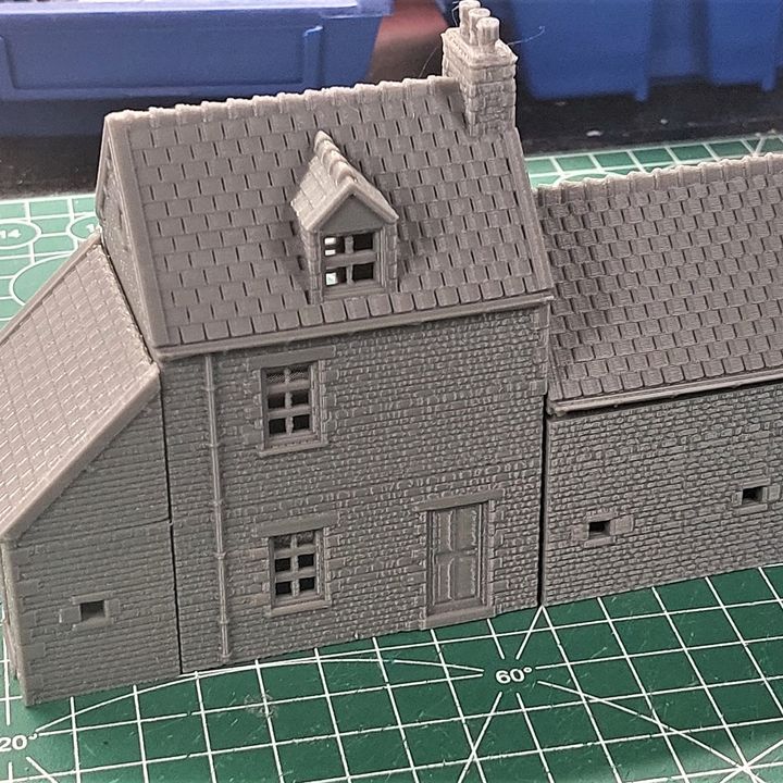 3D Printable Normandy Farm - Farmhouse - Wargaming Terrain by Patrick ...