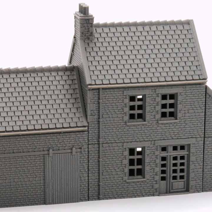 3D Printable Normandy Farm - Farmhouse - Wargaming Terrain by Patrick ...