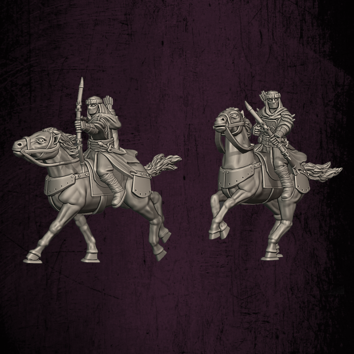 3D Printable Cobra Cult Warrior Cavalry Set by Quartermaster3D