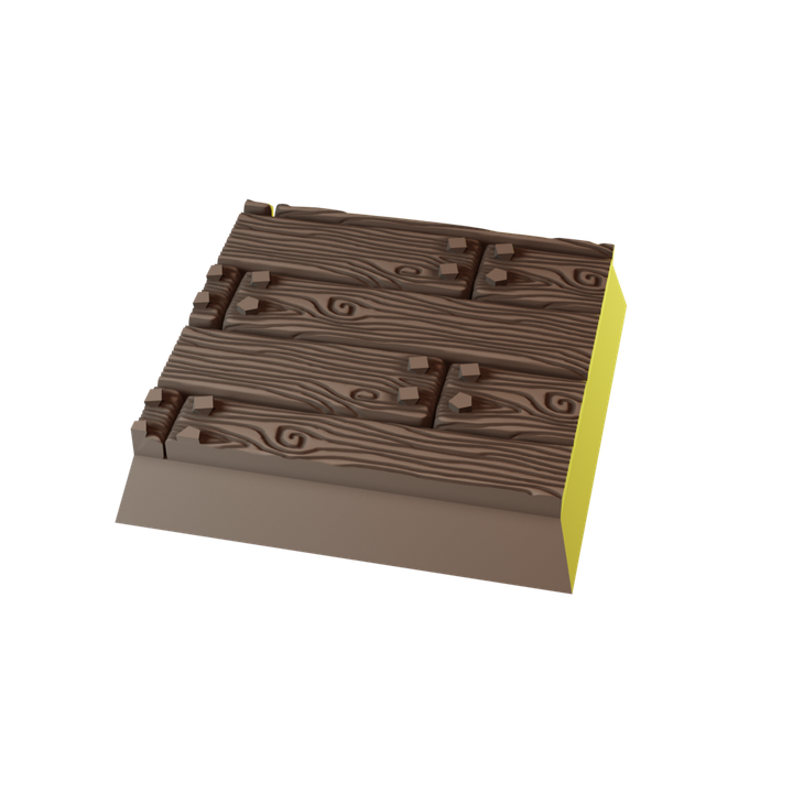 3D Printable Wood Square Bases by MiniWarGaming
