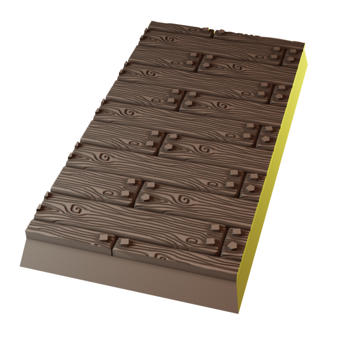 3D Printable Wood Square Bases by MiniWarGaming