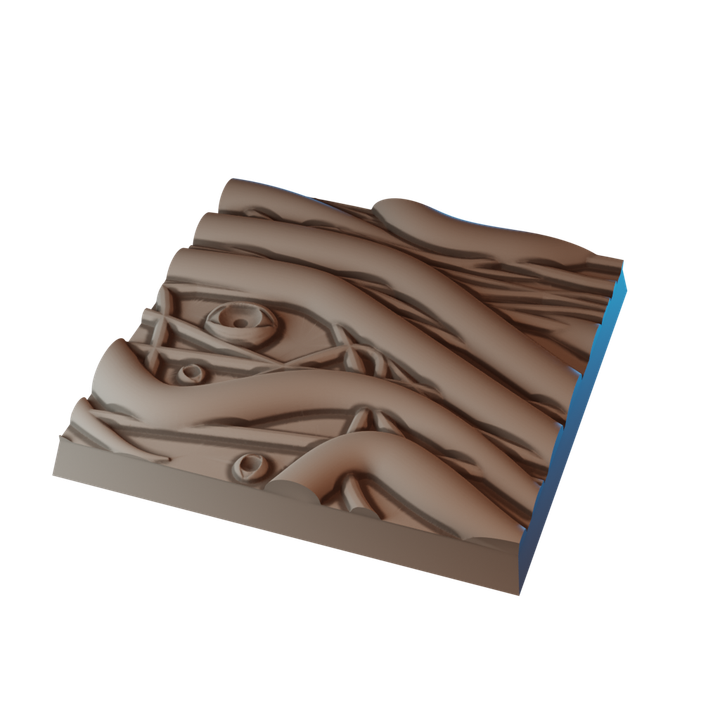 3D Printable Eldritch Horror Square Bases by MiniWarGaming