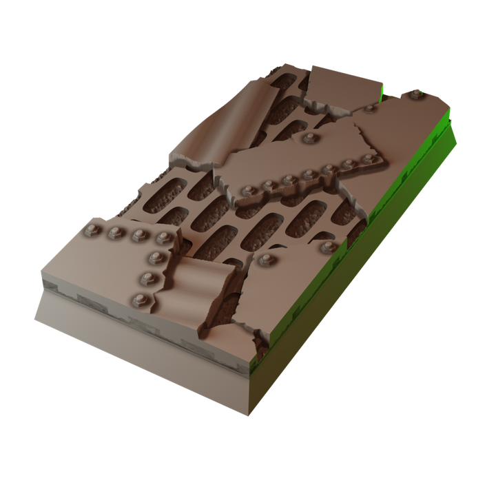 3D Printable Scrappy Square Bases by MiniWarGaming