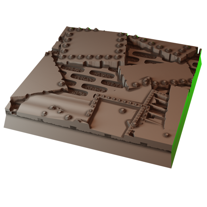 3D Printable Scrappy Square Bases by MiniWarGaming