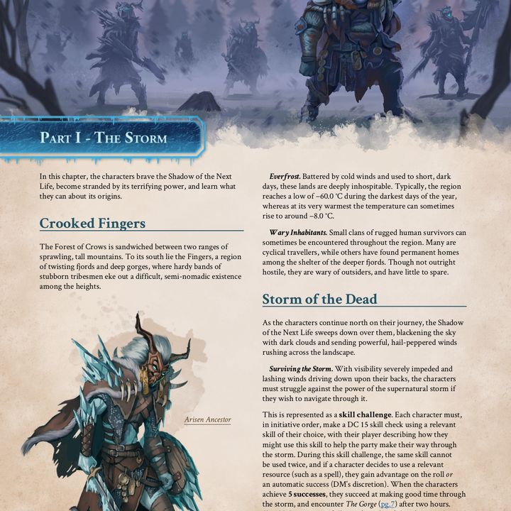 3D Printable PDF - Heart of Ice (5e Adventure) by Mammoth Factory