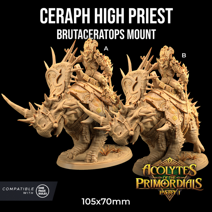 3D Printable Ceraph High Priest | PRESUPPORTED | Acolytes of The ...