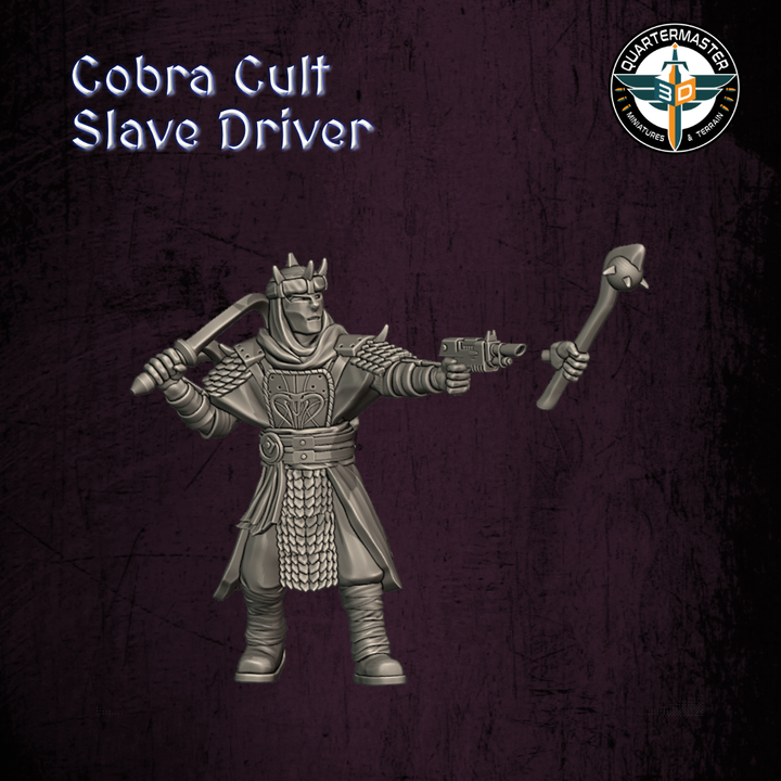 3D Printable Cobra Cult Slave Driver by Quartermaster3D