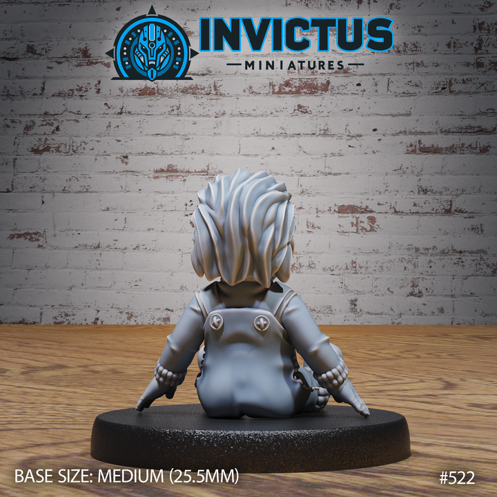 3D Printable Evil Doll Boy Sitting / Horror Night Encounter / Good Guy ...