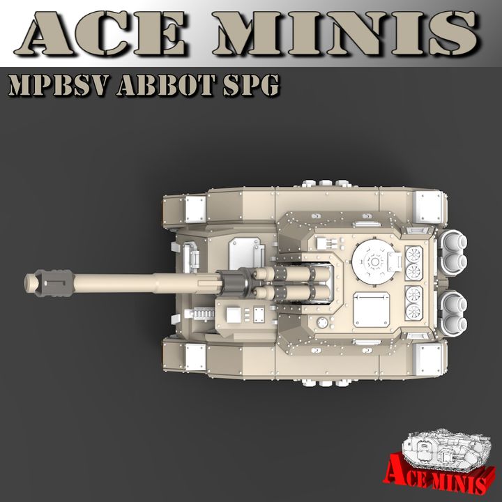 3D Printable MPBSV Abbot SPG by ACE Minis