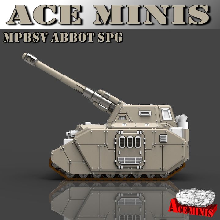 3D Printable MPBSV Abbot SPG by ACE Minis