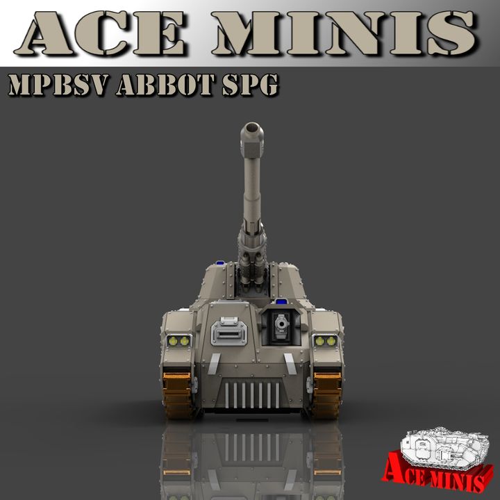 3D Printable MPBSV Abbot SPG by ACE Minis