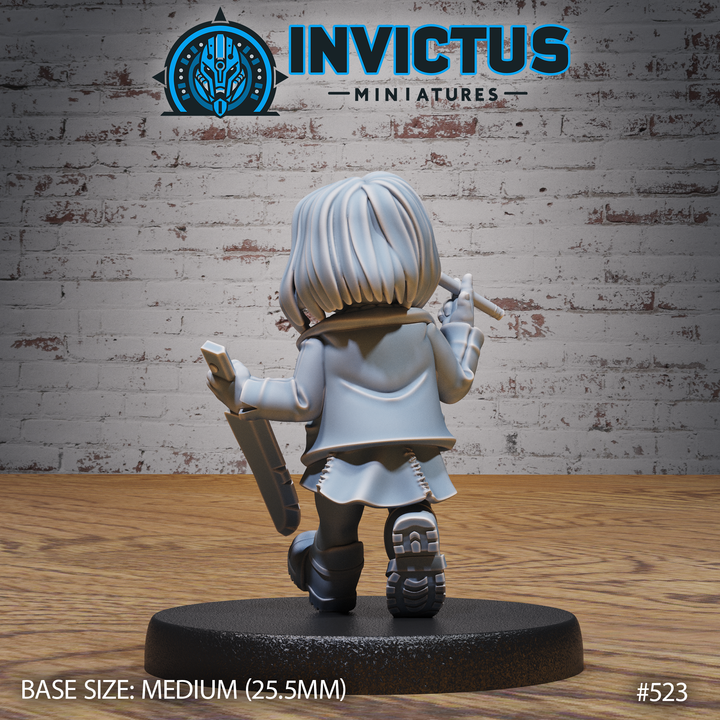 3D Printable Evil Doll Girl / Horror Night Encounter / Crazy Killer ...