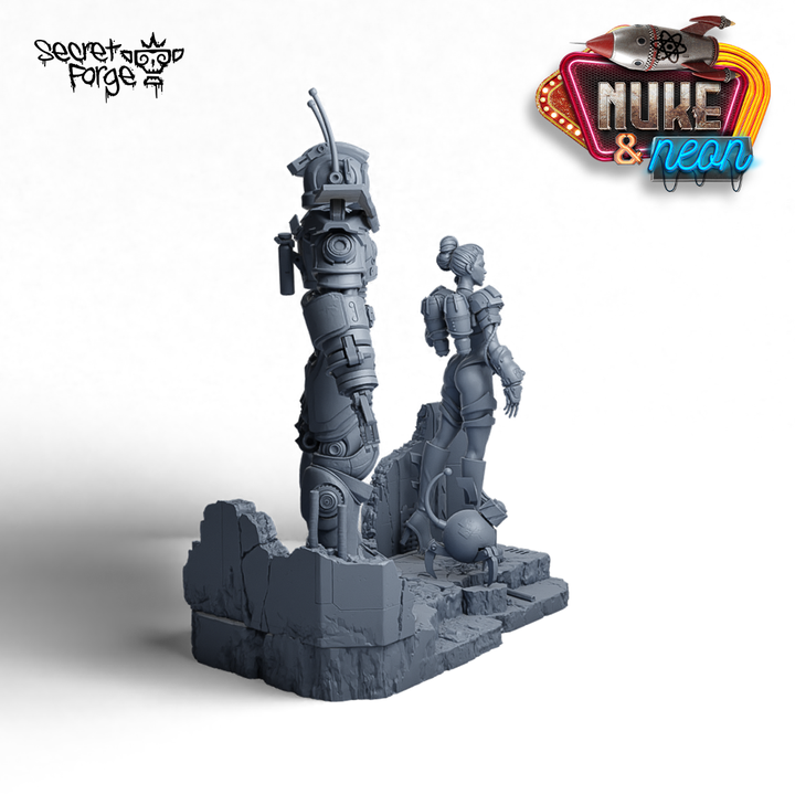 3D Printable [Nuke] Nuke and Neon by Secret Forge