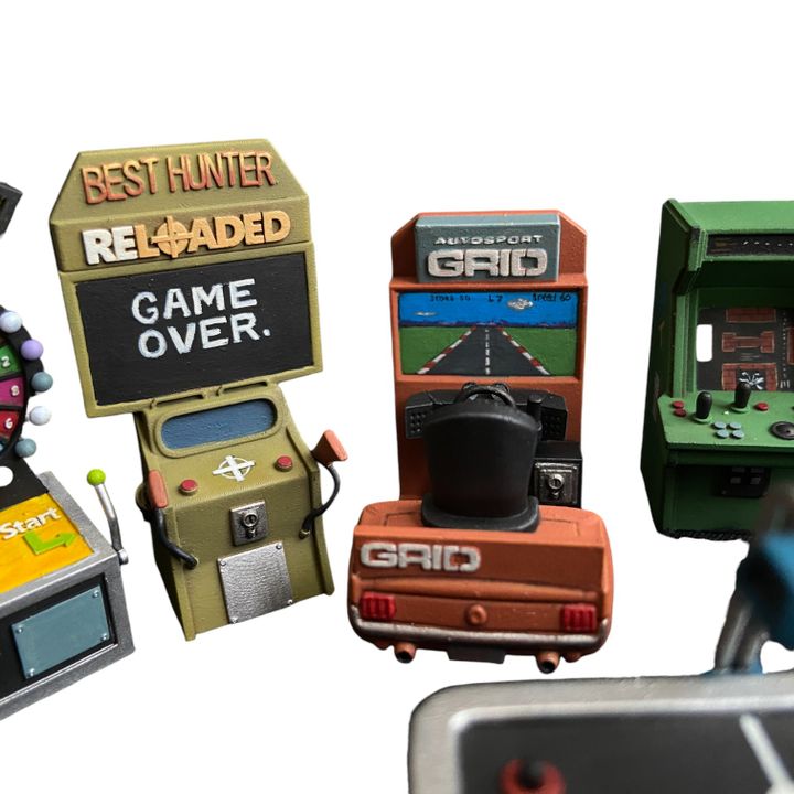 3D Printable Arcade Machines by Tiny Furniture