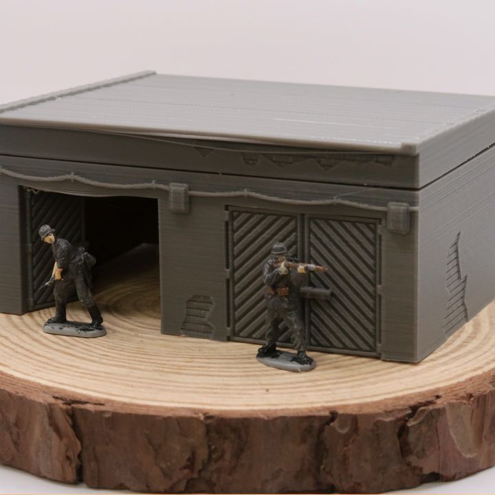 3D Printable Soviet Garage Zona Alfa - Wargaming Terrain by Patrick ...