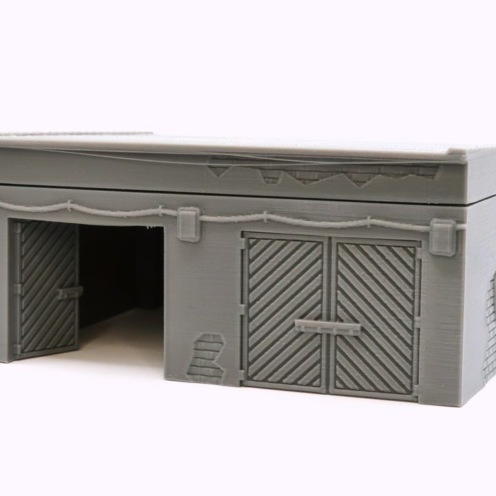3D Printable Soviet Garage Zona Alfa - Wargaming Terrain by Patrick ...