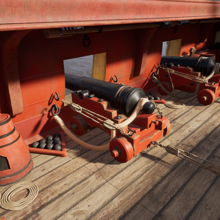 3D Printable 18 Century 12 pounder naval cannon by BLACK COG Workshop