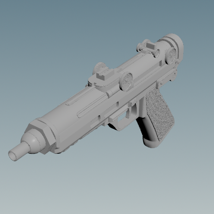 3d Printable Sci Fi Blaster By Black Cog Workshop