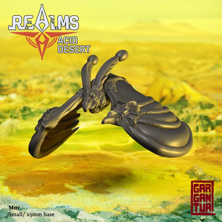 3D Printable REALMS: ACID DESERT - Mur by GARGANTUA