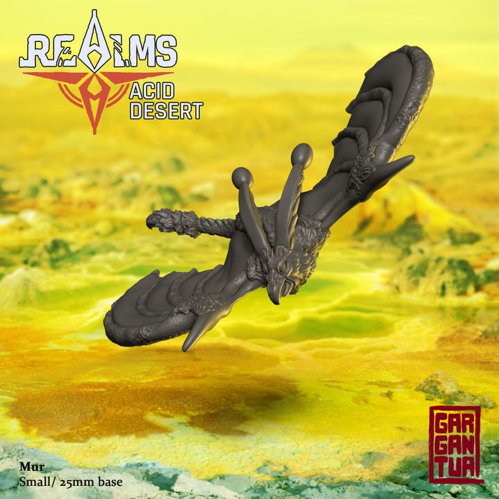 3D Printable REALMS: ACID DESERT - Mur by GARGANTUA