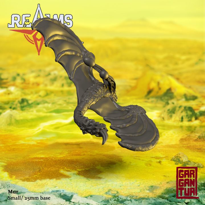 3D Printable REALMS: ACID DESERT - Mur by GARGANTUA