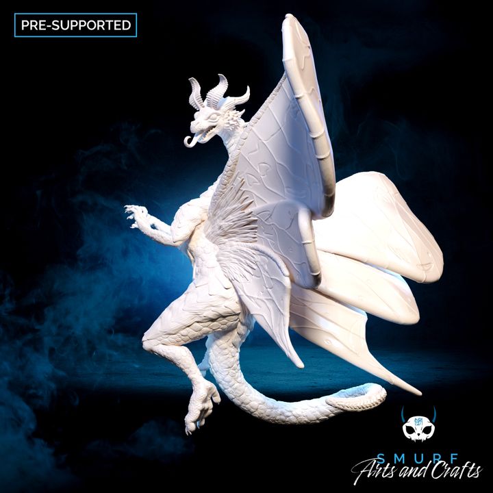 3D Printable Fairy Dragons and Bust by Smurf Minis