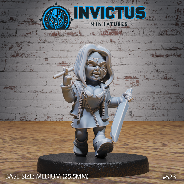 3D Printable Evil Doll Girl Team / Horror Night Encounter / Crazy ...