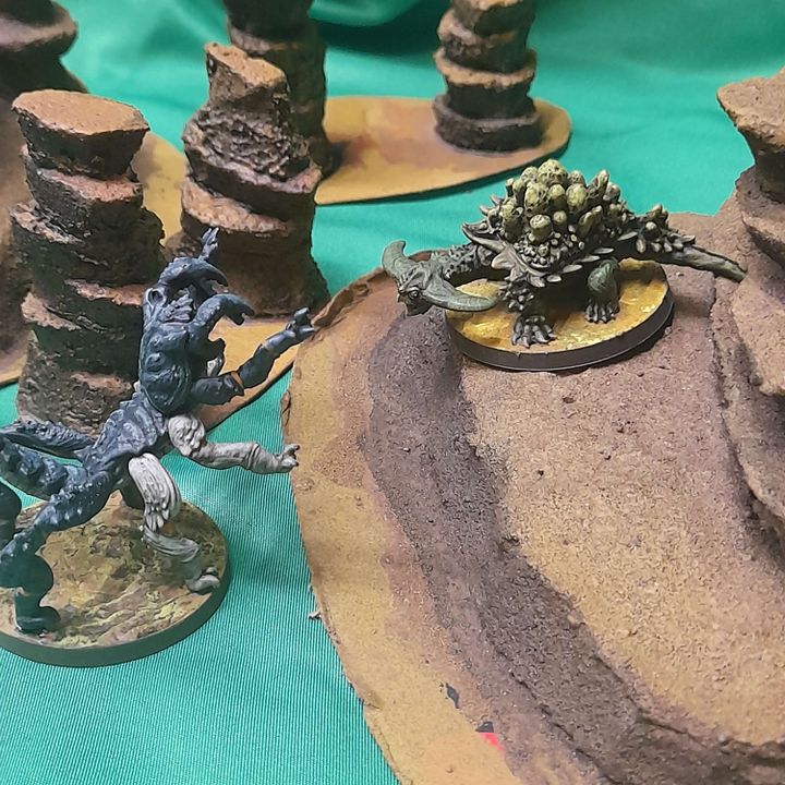 3D Printable REALMS: ACID DESERT FULL MINIATURE + PDF BUNDLE by GARGANTUA