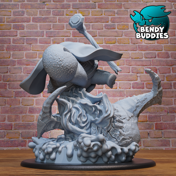 3D Printable Thor Squirtel / Anime Monster / Water Poke Beast / Aqua ...
