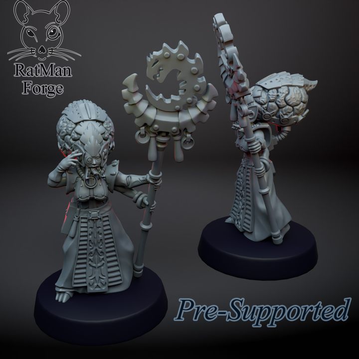 3D Printable Brainy girl by RatMan Forge