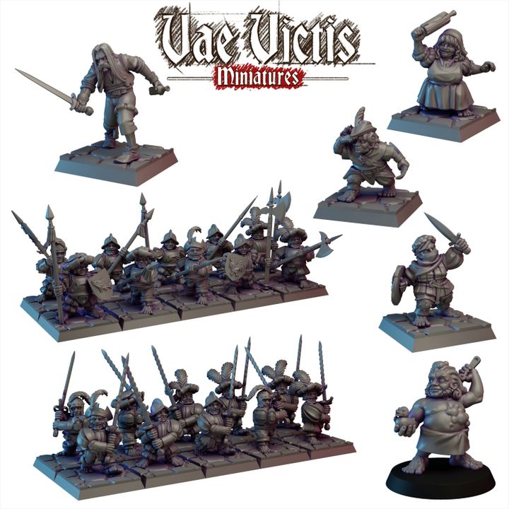 3D Printable [June 2024 RELEASE] Halfling Elite by Vae Victis Miniatures
