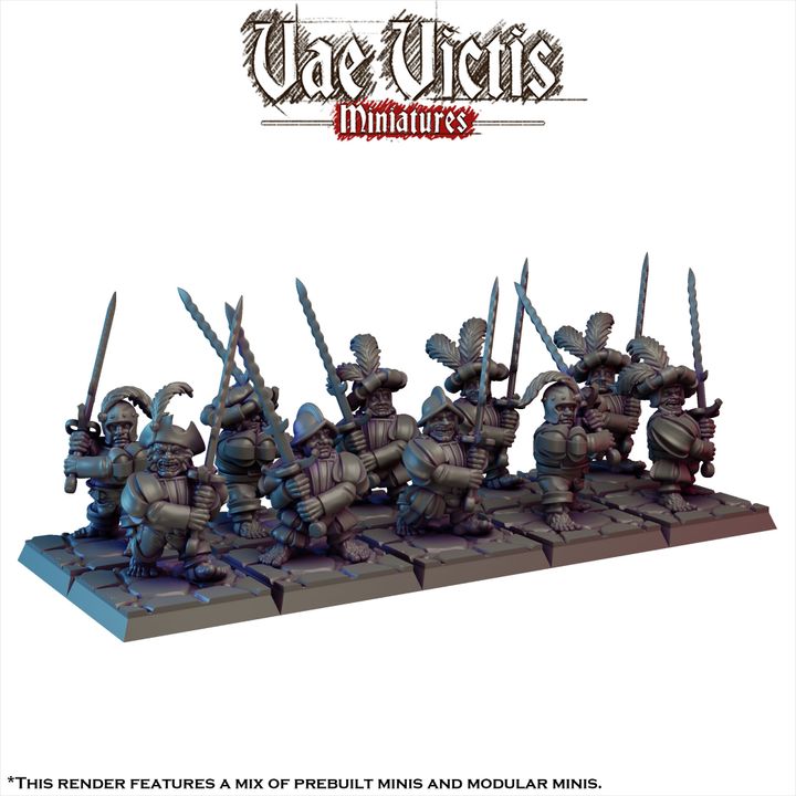 3D Printable [June 2024 RELEASE] Halfling Elite by Vae Victis Miniatures