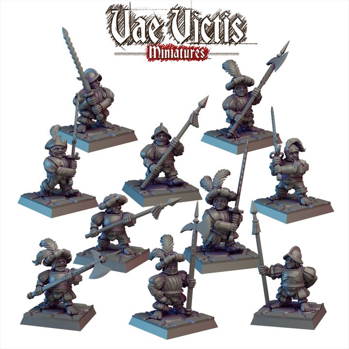 3D Printable [June 2024 RELEASE] Halfling Elite by Vae Victis Miniatures