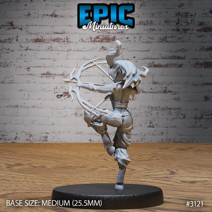 3D Printable Satyr Girl Set / Pan Warrior / Forest Guardian / Nature ...