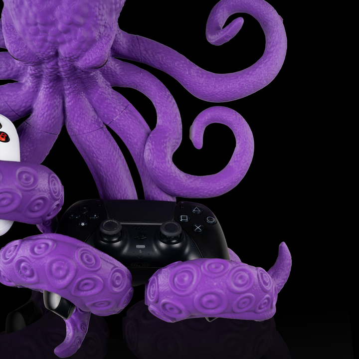 3D Printable Octopus Controller & Headphone Holder by Stlflix