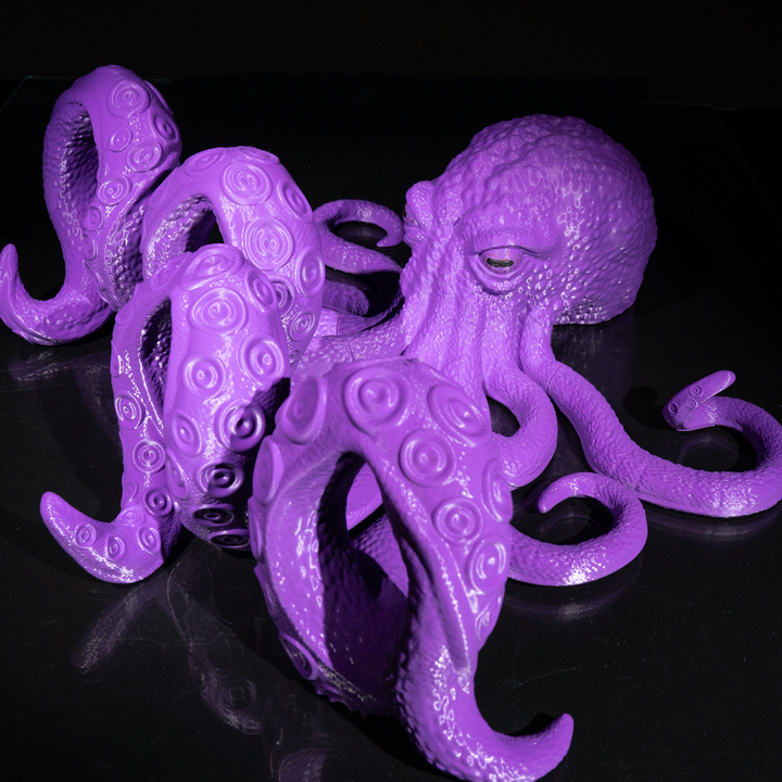 3D Printable Octopus Controller & Headphone Holder by Stlflix