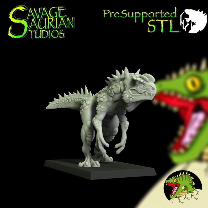 3D Printable Swamp Stalker Raptors by Savage Saurian Studios