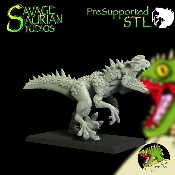 3D Printable Swamp Stalker Raptors by Savage Saurian Studios