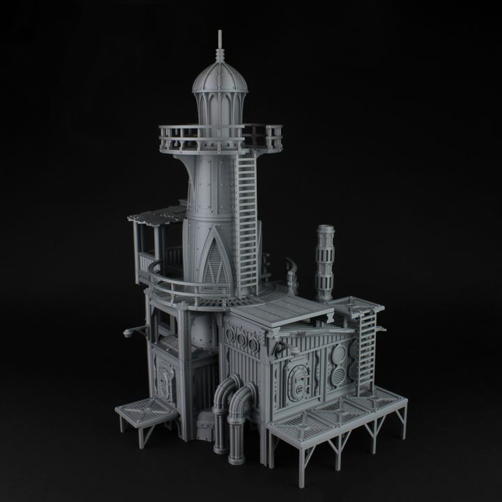 3D Printable Scum City - Lighthouse by Tesseract Tomb