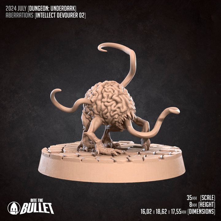 3D Printable Intellect Devourers (Aberration) (2 Models) by Bite the Bullet