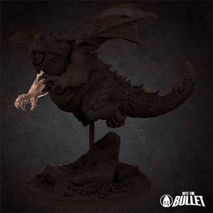3D Printable Chonky Dragon (Forge Boss) by Bite the Bullet