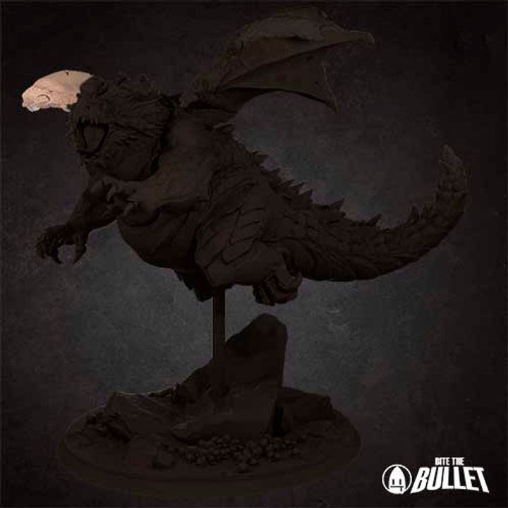 3D Printable Chonky Dragon (Forge Boss) by Bite the Bullet