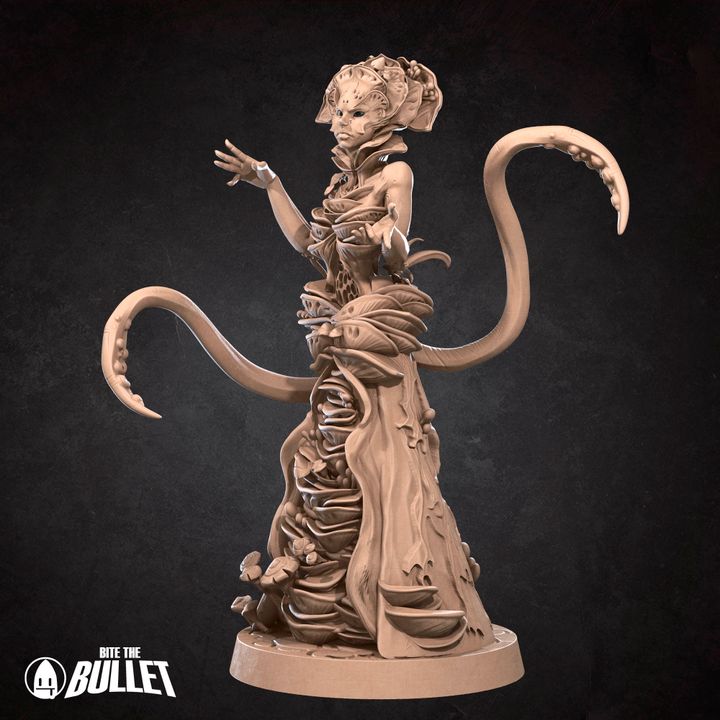 3D Printable Zuggy, Queen of Fungi (2 Versions) by Bite the Bullet